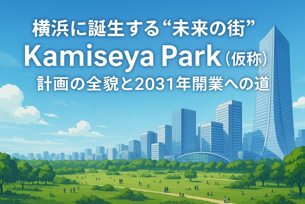 横浜市・“未来のランドマーク”計画：Kamiseya Park（仮称）の全貌 | ヤシログ
